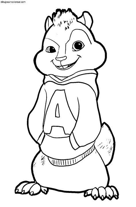 Dibujos De Alvin Y Las Ardillas Para Colorear