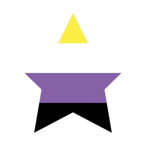 Non Binary Pride Flag LGBTQ Symbol 24100401 Vector Art At Vecteezy
