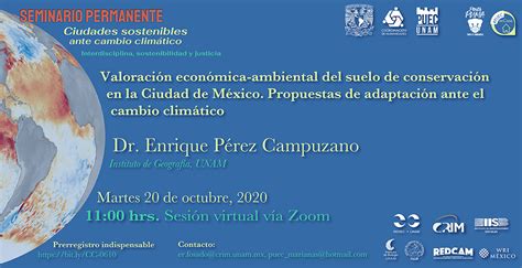 Seminario de Ciudades sostenibles ante el cambio climático