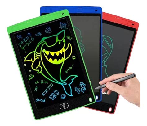 Pizarra mágica de colores grande de 12 pulgadas pantalla de dibujo en