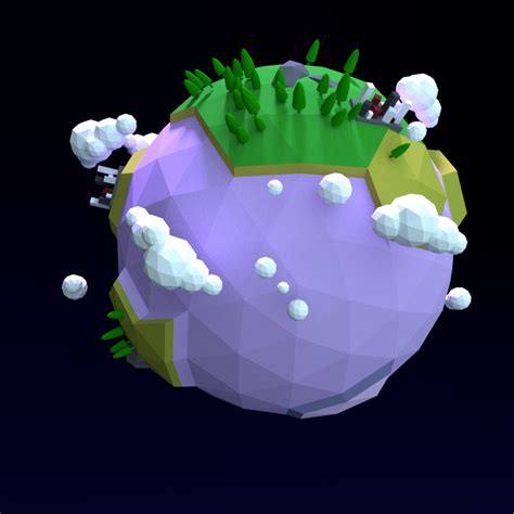 3D Model Cartoon Earth Planet TurboSquid 1270322