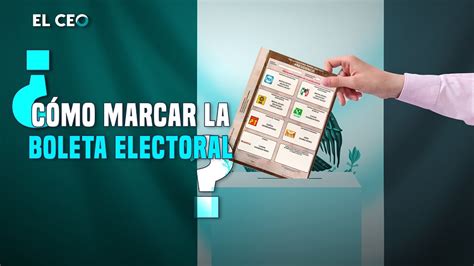 Cómo marcar la boleta electoral YouTube