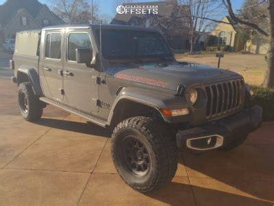 2021 Jeep Gladiator Wheel Offset Aggressive 1 Outside Fender