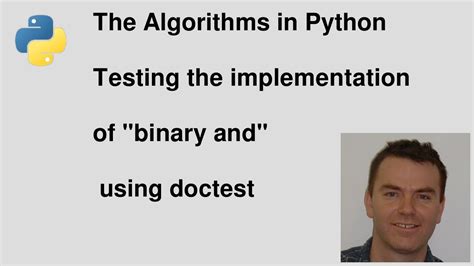 The Algorithms In Python Testing The Implementation Of Binary And