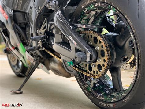 Kawasaki Zx R Carbon Fiber Chain Cover