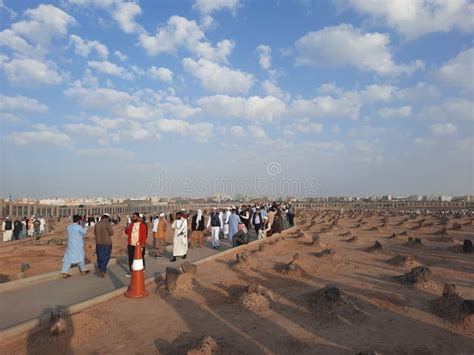 Jannat Al Baqi Cemetery Near Masjid Al Nabawi Madinah Editorial Photo