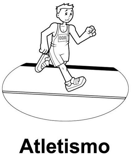 Dibujos de deportistas para imprimir y pintar Colorear imágenes