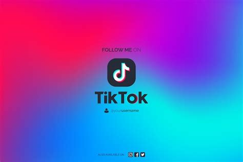 Fundo abstrato moderno de tiktok Vetor Grátis
