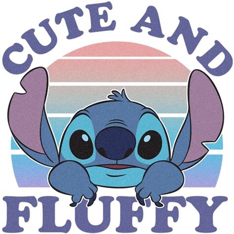 Men S Lilo Stitch Cute And Fluffy T Shirt White X Large In