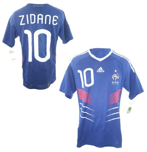 Adidas Frankreich Trikot 10 Zinedine Zidane WM 2010 Heim Herren S M L