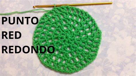 LECCION 23 Curso Crochet O Ganchillo Punto RED En Redondo Tutorial