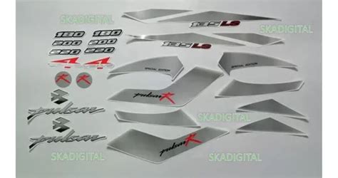 Kit Completo De Calcomanías Bajaj Pulsar Ls Cuotas sin interés
