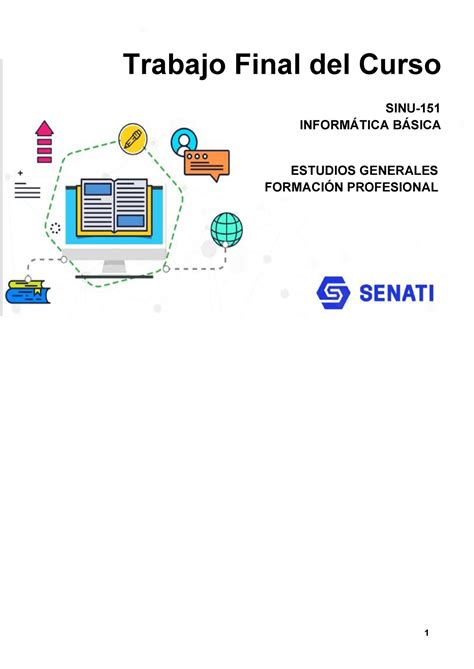 Trabajofinal Informatica Basica Trabajo Final Del Curso SINU