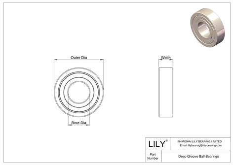 60 28LLB Single Row Radial Ball Bearings NTN LILY Bearing