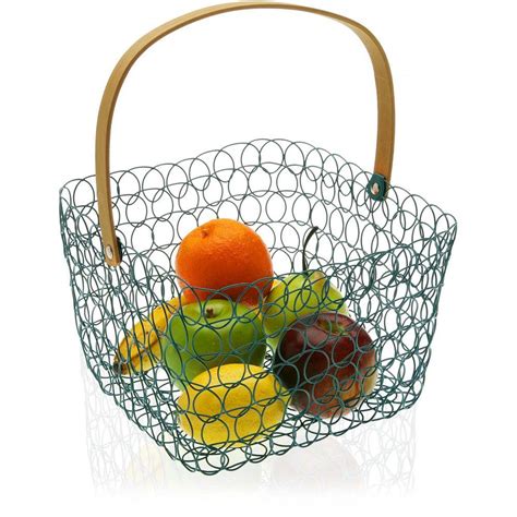 Corbeille Fruits Carr E Fil M Tallique Cm