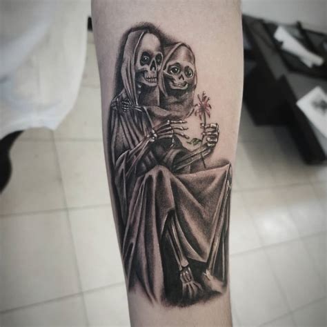 Sabe el significado de los TATUAJES DE SANTA MUERTE Entérese