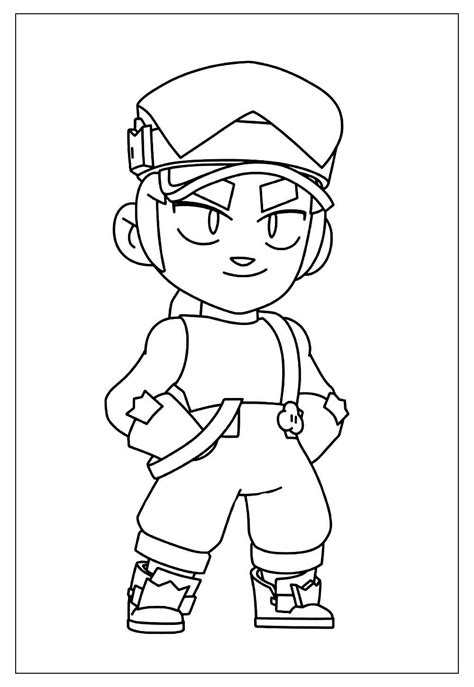 Desenhos De Brawl Stars Para Colorir E Pintar Tudo Para Colorir