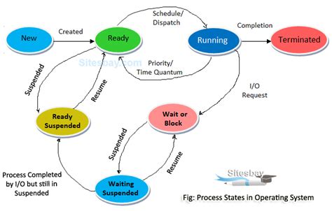 Seven State Process Transition Diagram
