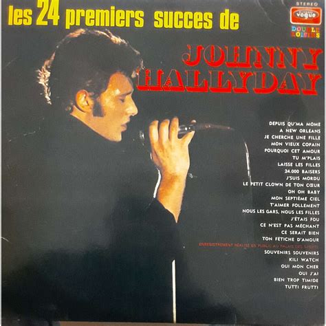 Les 24 premiers succès de johnny hallyday von Johnny Hallyday Double