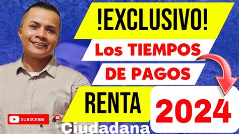 EXCLUSIVO Cronogramas Pagos Renta Ciudadana 2024 Primera Fecha