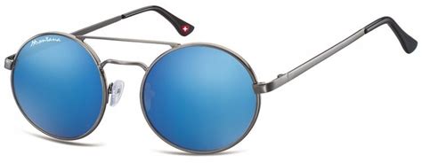 LENONKI Męskie Damskie LUSTRZANKI Okulary Niebiesk Inna marka Moda