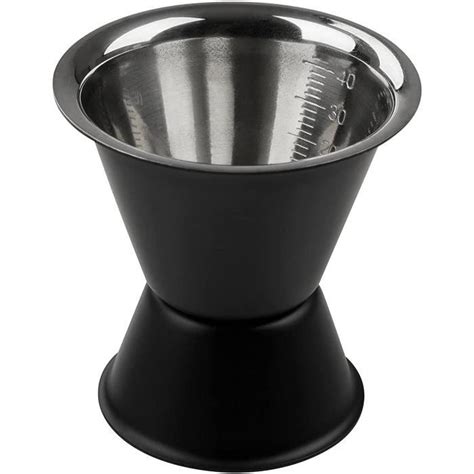 Verre Doseur Limics24 49765 À Cocktails Alcool 2Cl 4Cl Noir Mat