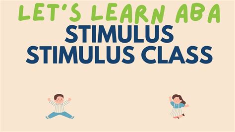 Stimulus And Stimulus Class Functional Feature Arbitrary Aba Terms