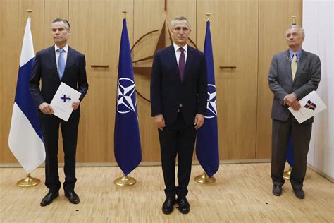 NATO Chief Hails Historic Moment As Finland Sweden Apply The Times