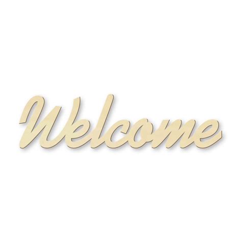 Scritta In Legno Welcome Wall Art It