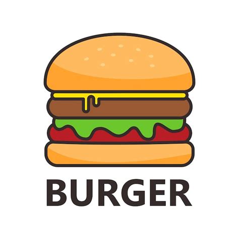 Premium Vector Burger Vector Logo