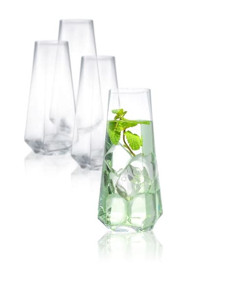 Joyjolt Infiniti Highball Glasses Set Of 4 And Reviews Glassware And Drinkware Dining Macys
