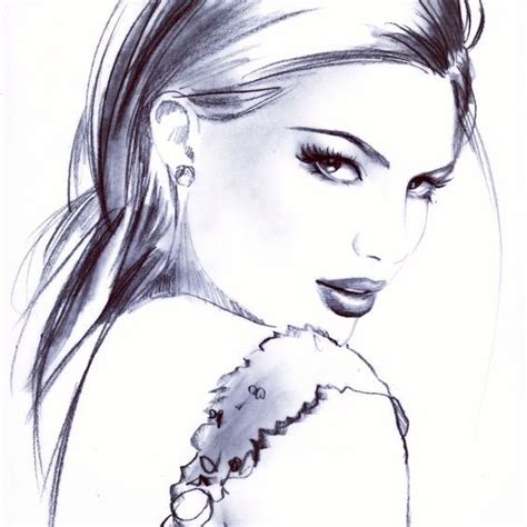 Janesko Original Pencil Sketch Art Illustration Fashion Sketch