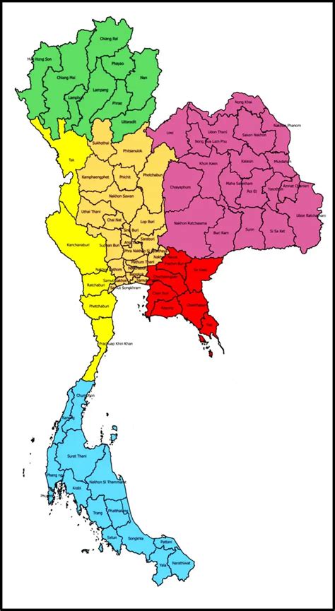 泰国地图高清版大图 泰芭提雅 泰 大山谷图库