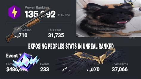 EXPOSING People S Stats In Unreal Ranked YouTube