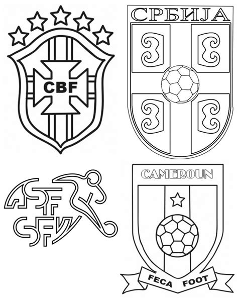 Dibujo para colorear Copa Mundial de Fútbol 2022 G Grupo 96