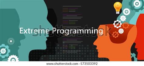 Extreme Programming Xp Agile Software Programming Stock Vector Royalty Free 573503392