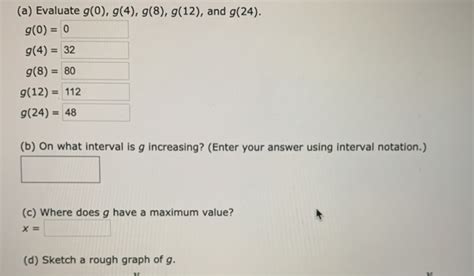 solved let g x 6 rio f t dt where f is the function