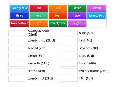 Numbers Ordinal And Cardinal Teaching Resources