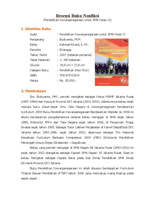 Contoh Resensi Buku Non Fiksi Lengkap 47 Koleksi Gambar