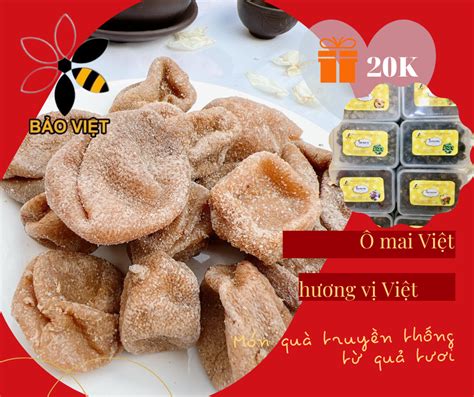omai Ô Mai Chanh muối xí muội chanh mặn ngọt hộp 300g Ô mai Bảo Việt