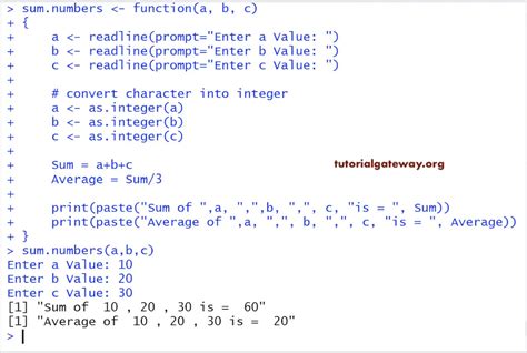 functions in r programming