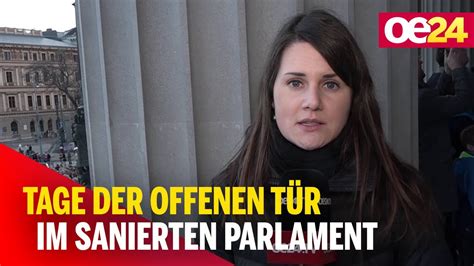 Tage der offenen Tür im sanierten Parlament YouTube