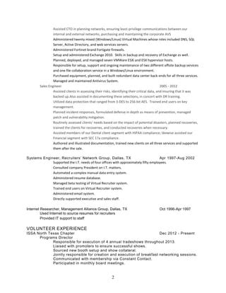 CLR Resume PDF