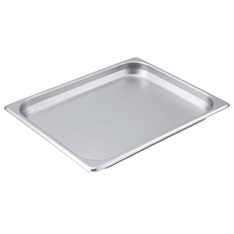 Bandeja para baño maría de acero inoxcidable tamaño medio de 1 1 4