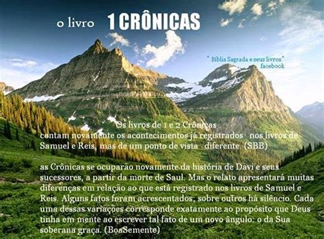 Momento Versículos Bíblia Sagrada e seus livros 1 CRÔNICAS