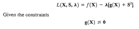 inequality constraints karush kuhn tucker kkt conditions