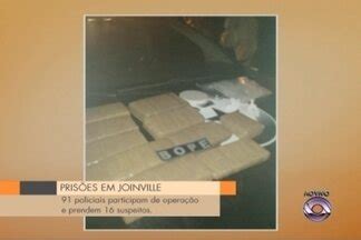 Jornal do Almoço SC Polícia prende 16 pessoas em Joinville Globoplay