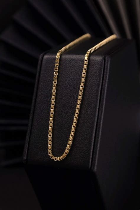 Cadena Veneciana En Oro Laminado 18k Para Caballero Cadenas Cadenas