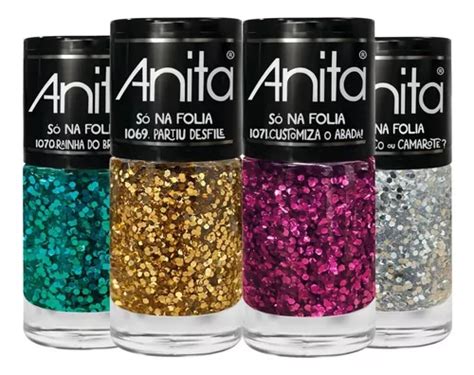 Kit De Esmaltes De U As Anita S Na Folia Ml C Mercadolibre