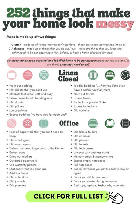 Define Mess Things For Your Declutter List Artofit